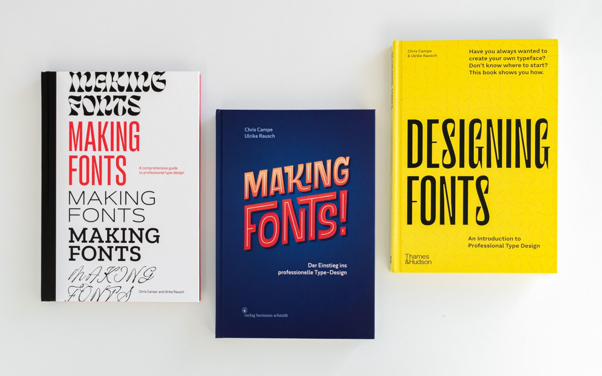 Type Design Book »Making Fonts« by Chris Campe and Ulrike Rausch