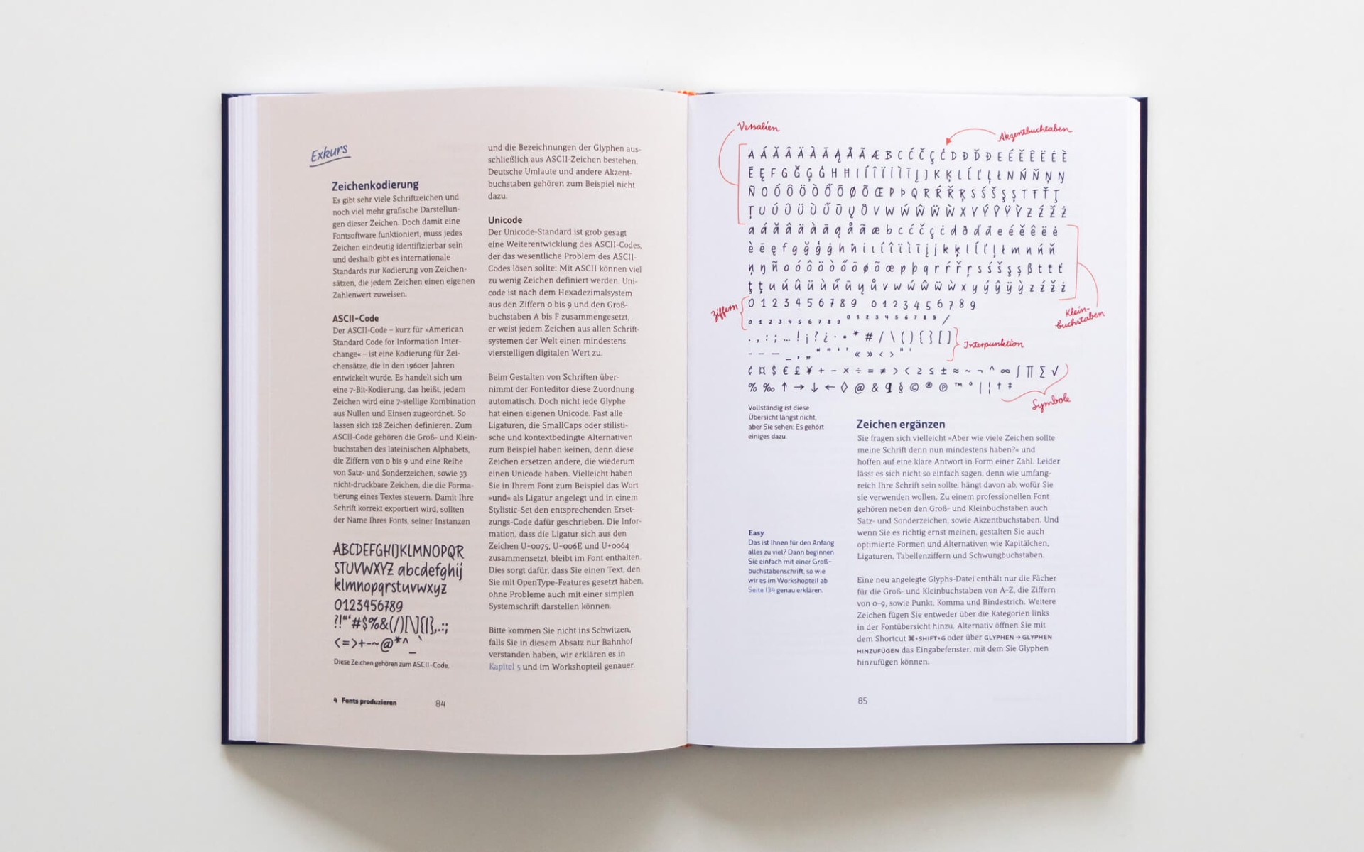 Type Design Book »Making Fonts« by Chris Campe and Ulrike Rausch