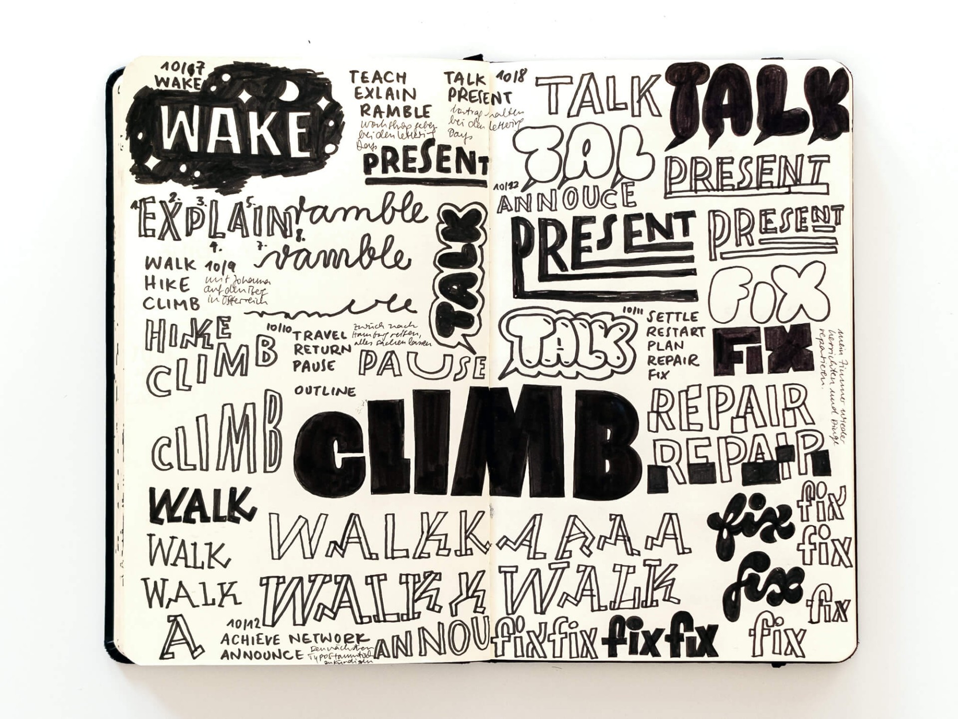 Onlinekurs »Schrift zeichnen« mit Chris Campe - All Things Letters