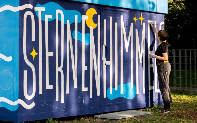 Outdoor Lettering Mural – All Things Letters