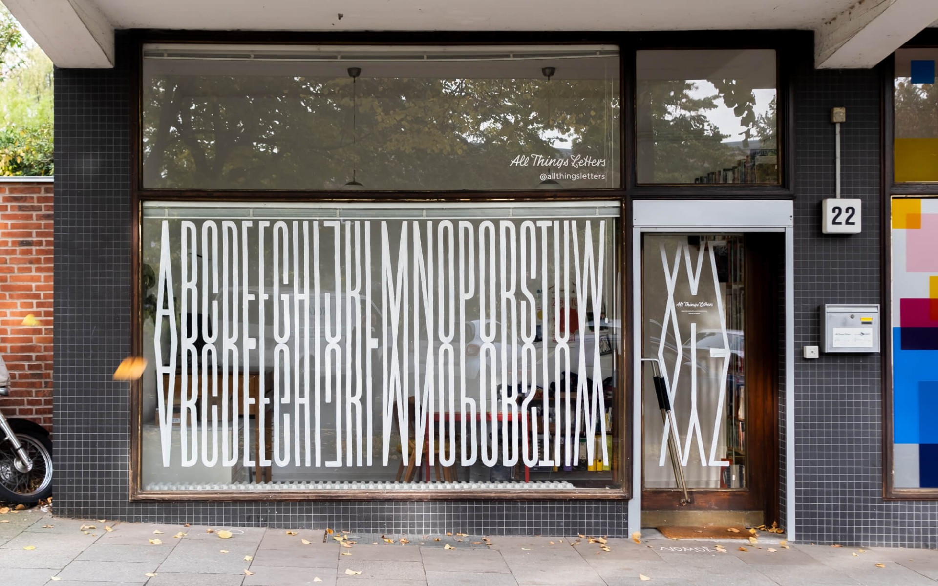 Window Alphabets am Venusberg – All Things Letters