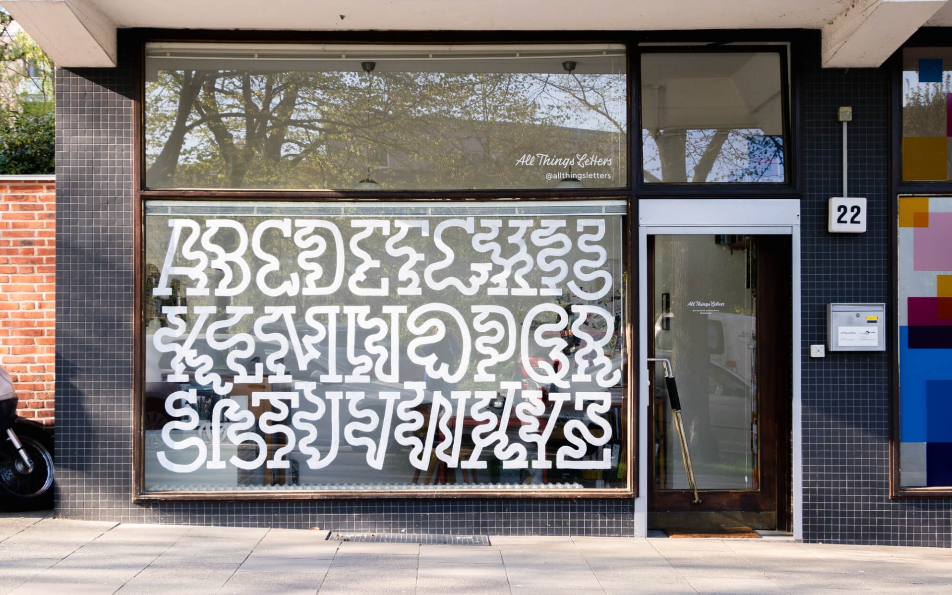 Window Alphabets am Venusberg – All Things Letters