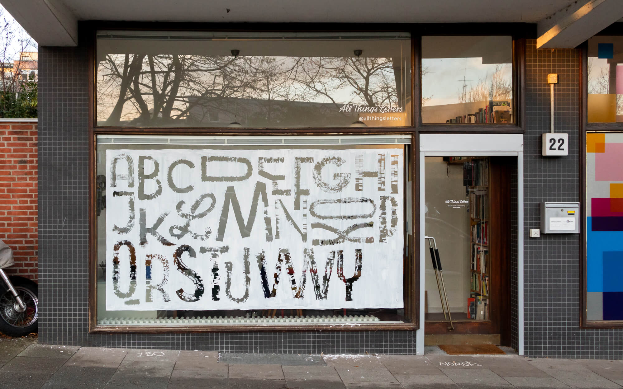 Window Alphabets am Venusberg – All Things Letters