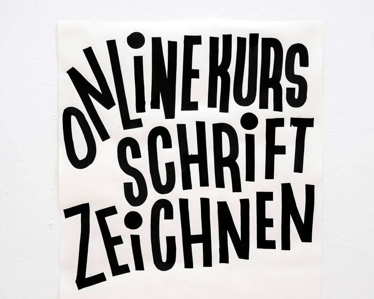 Online Course »Schrift zeichnen« with Chris Campe — All Things Letters