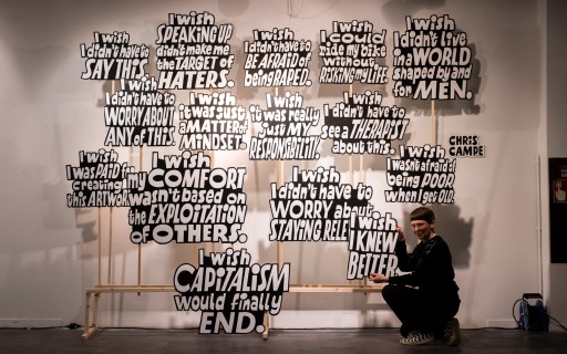 »Manifesto« Installation – All Things Letters