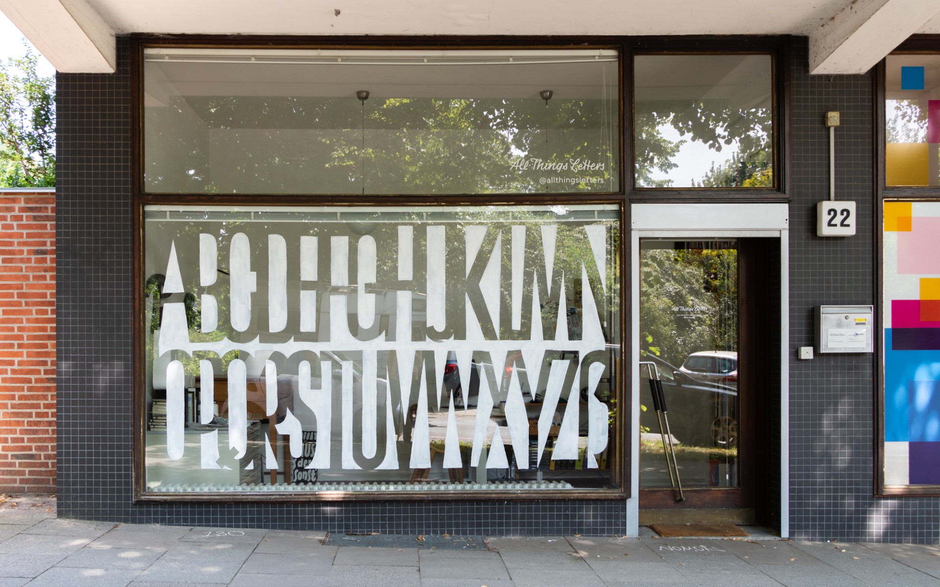 Window Alphabets on Venusberg – All Things Letters