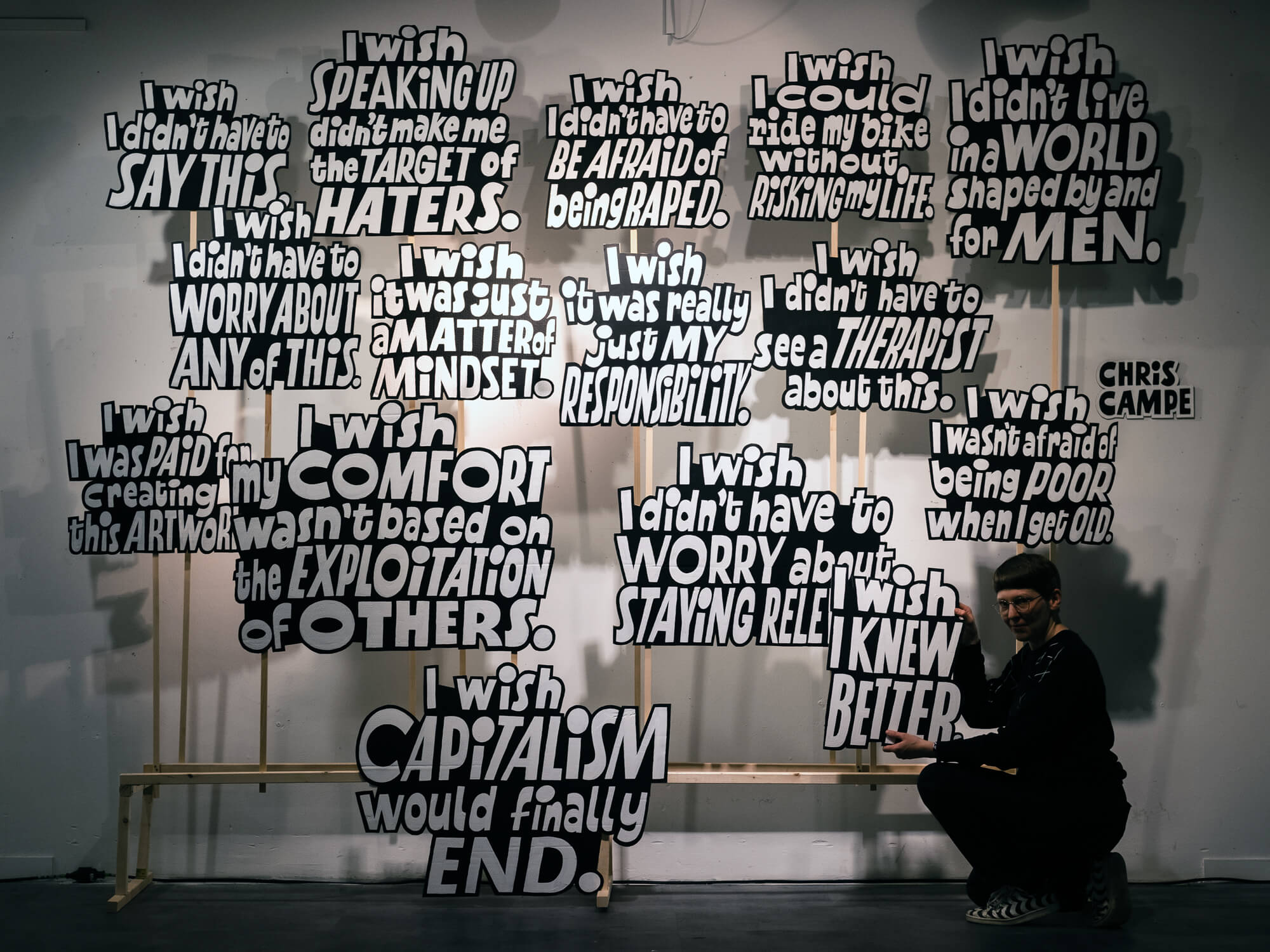 »Manifesto« Installation – All Things Letters